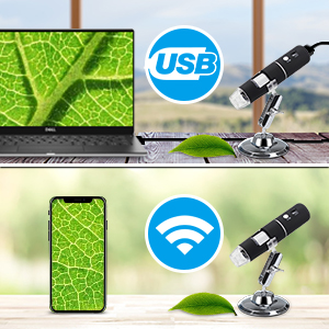 Wireless Digital WiFi USB Microscope 50X To 1000X Magnification Mini ...